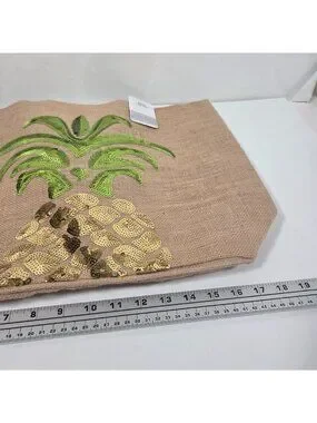 Bon Voyage | Bags | Bon Voyage Nwt Womens Sequin Tote Beach Bag Brown ...